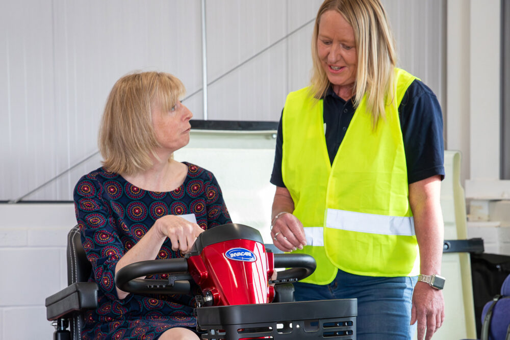 Powered Wheelchair and Mobility Scooter (PWMS) Retailer Training Scheme - Driving Mobility