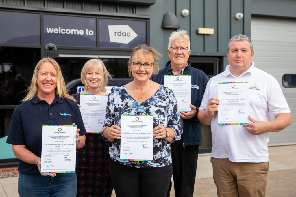 Powered Wheelchair and Mobility Scooter (PWMS) Retailer Training Scheme - Driving Mobility